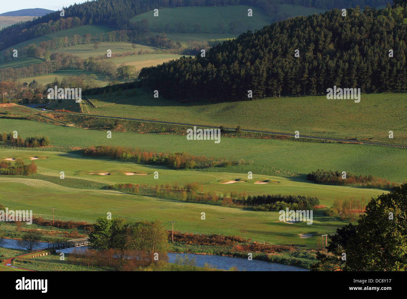 Macdonald Hotel Golf Course in the Tweed Valley Stock Photo - Alamy