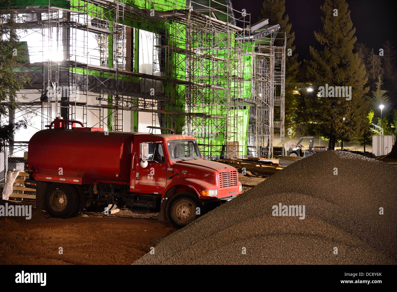 Construction site in morning hi-res stock photography and images - Alamy