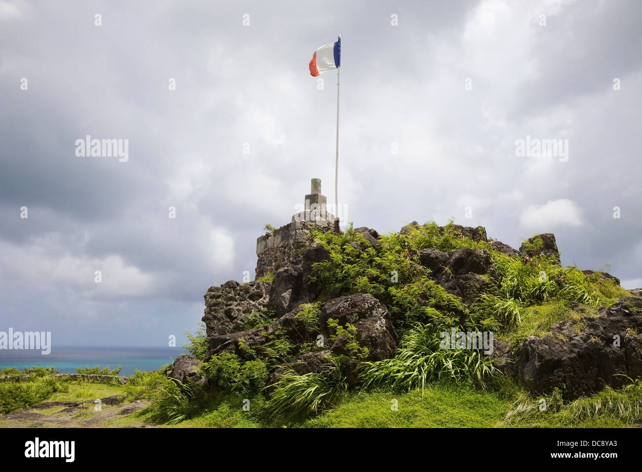 French west indies flag hi-res stock photography and images - Alamy