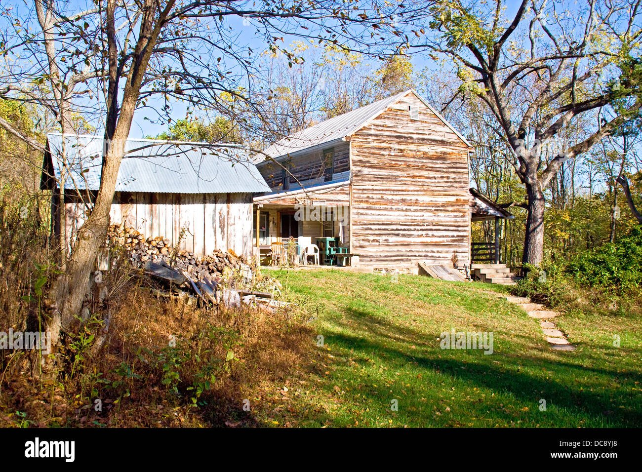 Rustic wooden house Stock Photo - Alamy