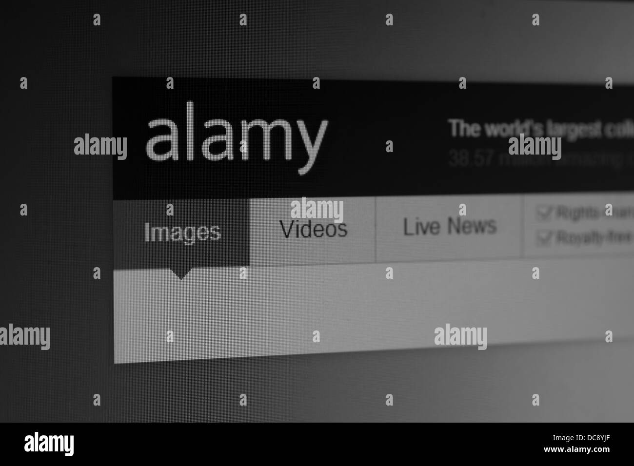 Alamy logo Black and White Stock Photos & Images - Alamy
