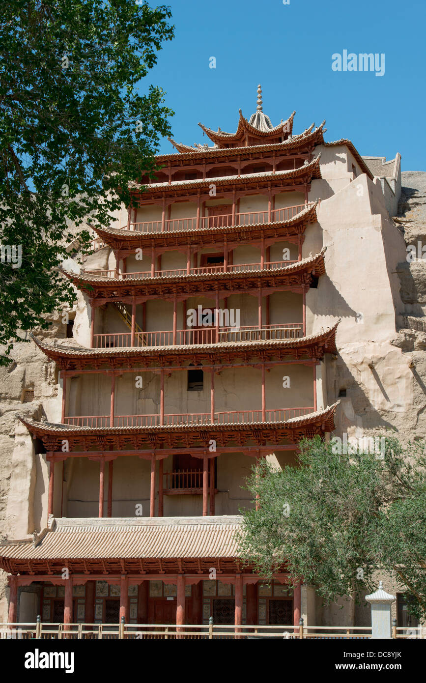 Thousand Buddha Grotto; Jiuquan, Gansu, China Stock Photo - Alamy