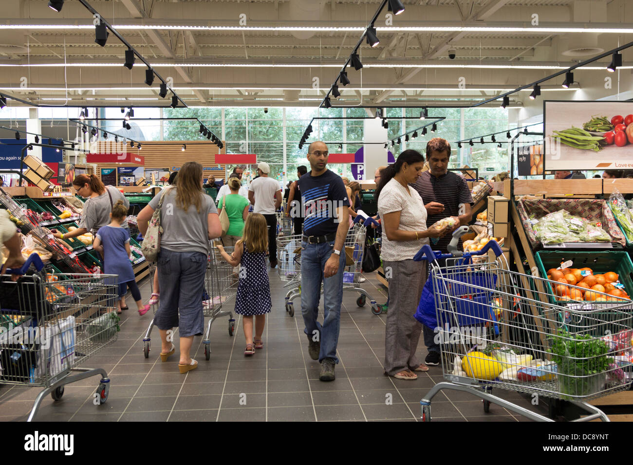 Fruit and Vegetables - Revamped Tesco Extra Hypermarket - Watford ...