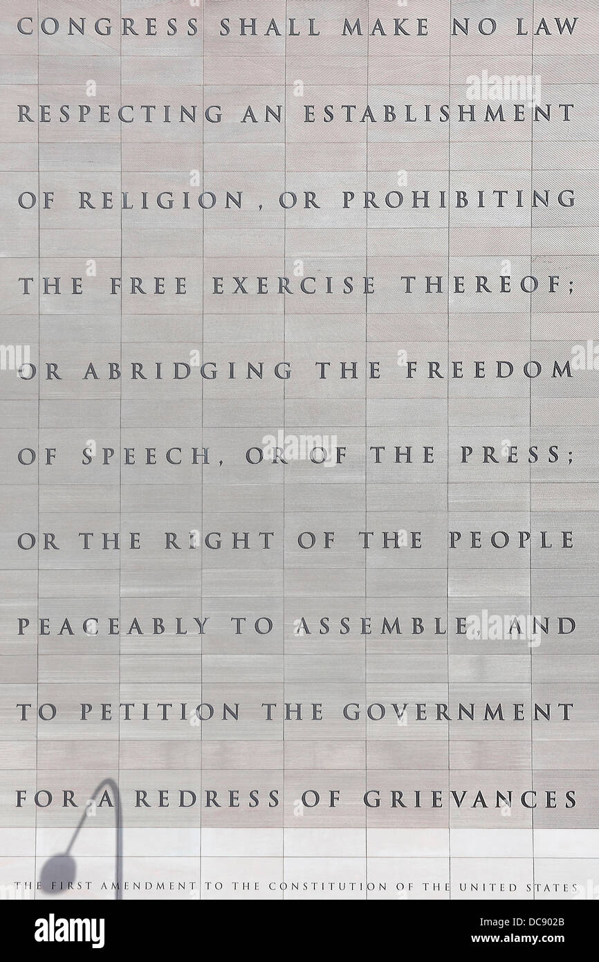 U s first amendment hi-res stock photography and images - Alamy