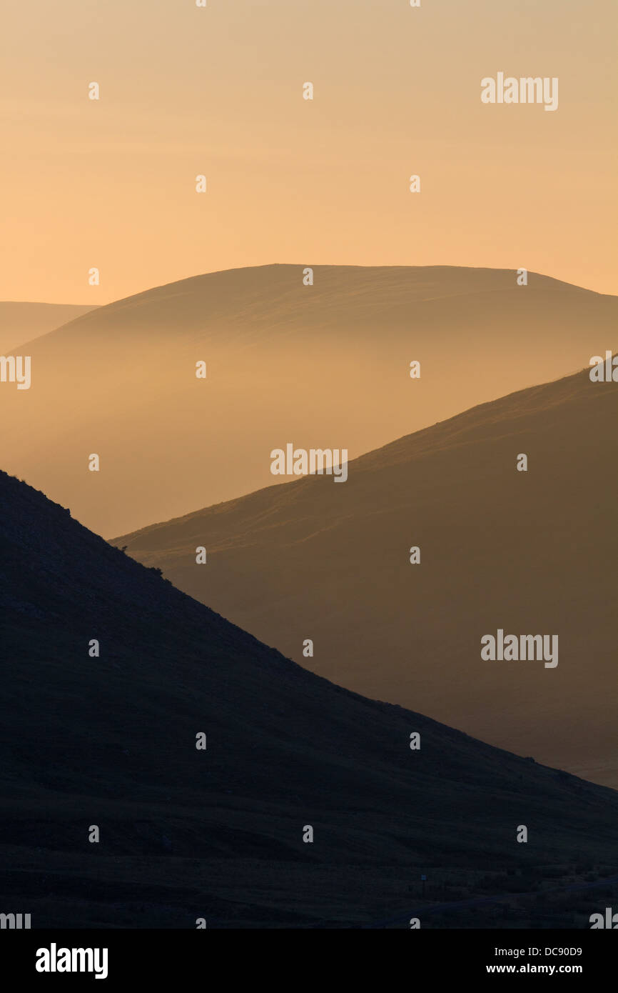 Morning Light, Upper Tweeddale - Scottish Borders Stock Photo - Alamy