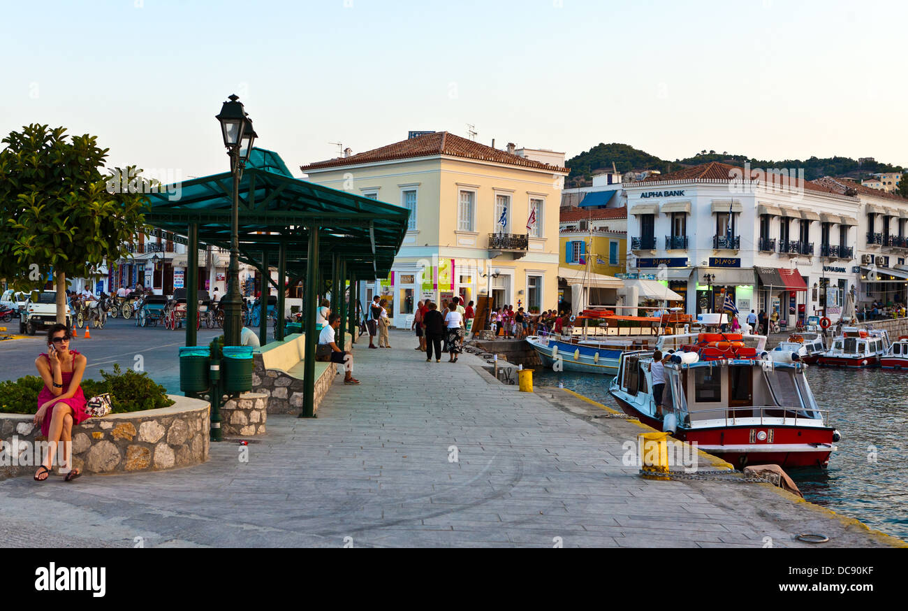 Harbour greek islands hi-res stock photography and images - Alamy