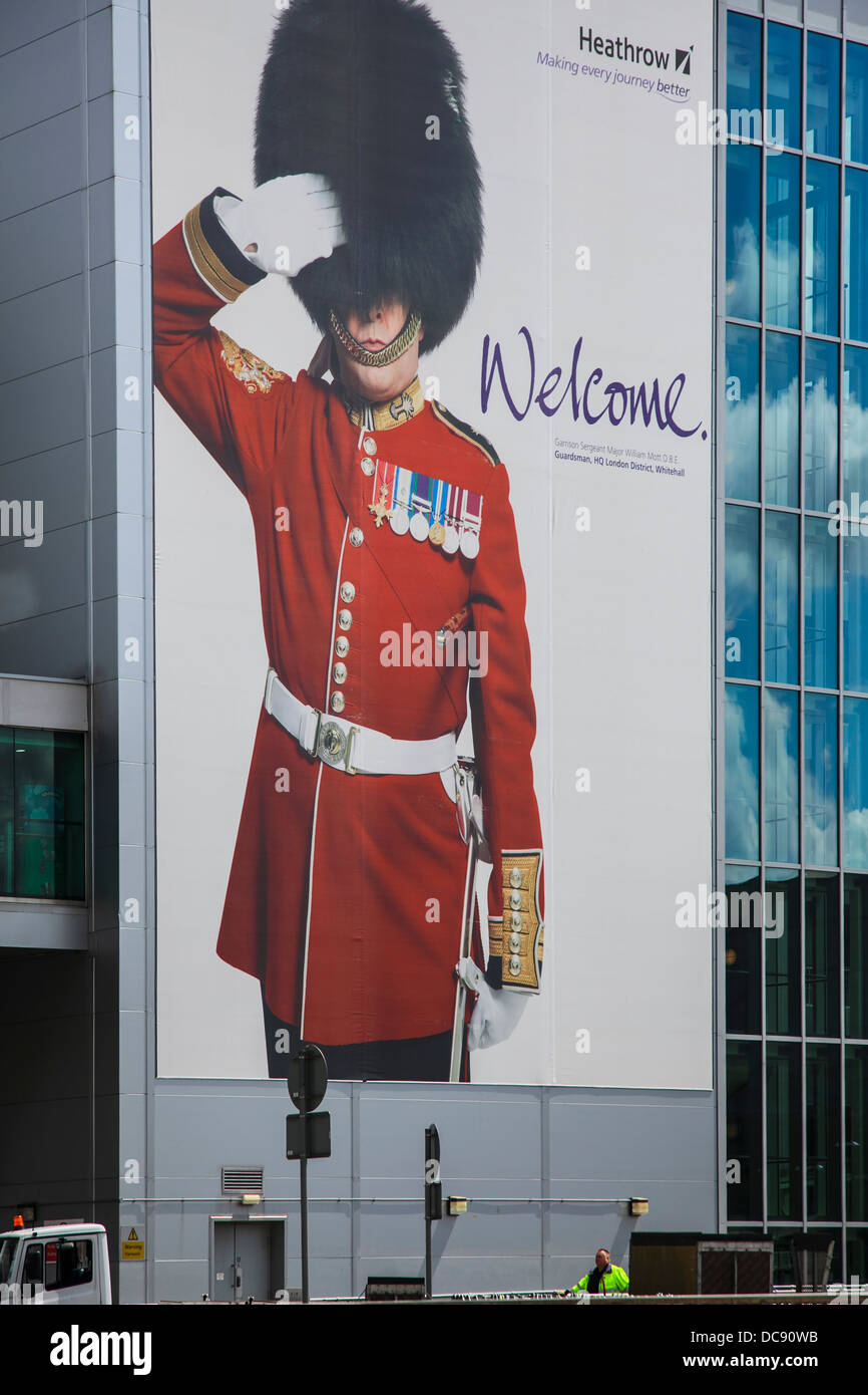 Welcome London Heathrow airport Stock Photo, Royalty Free Image ...