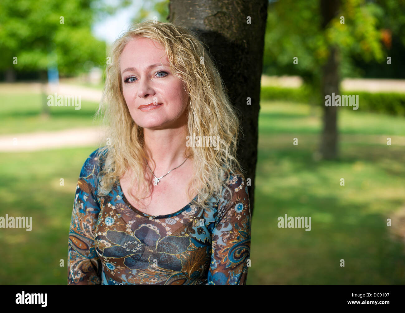 EXCLUSIVE - Singer Nicole from the Saarland is pictured in a park in ...