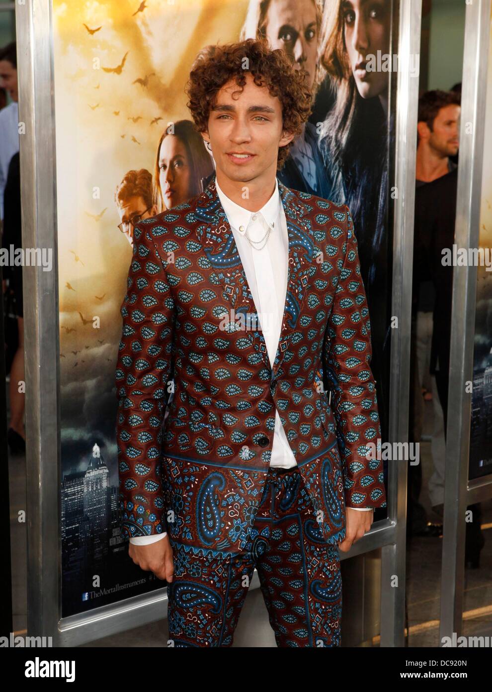Los Angeles, CA. 12th Aug, 2013. Robert Sheehan at arrivals for THE ...