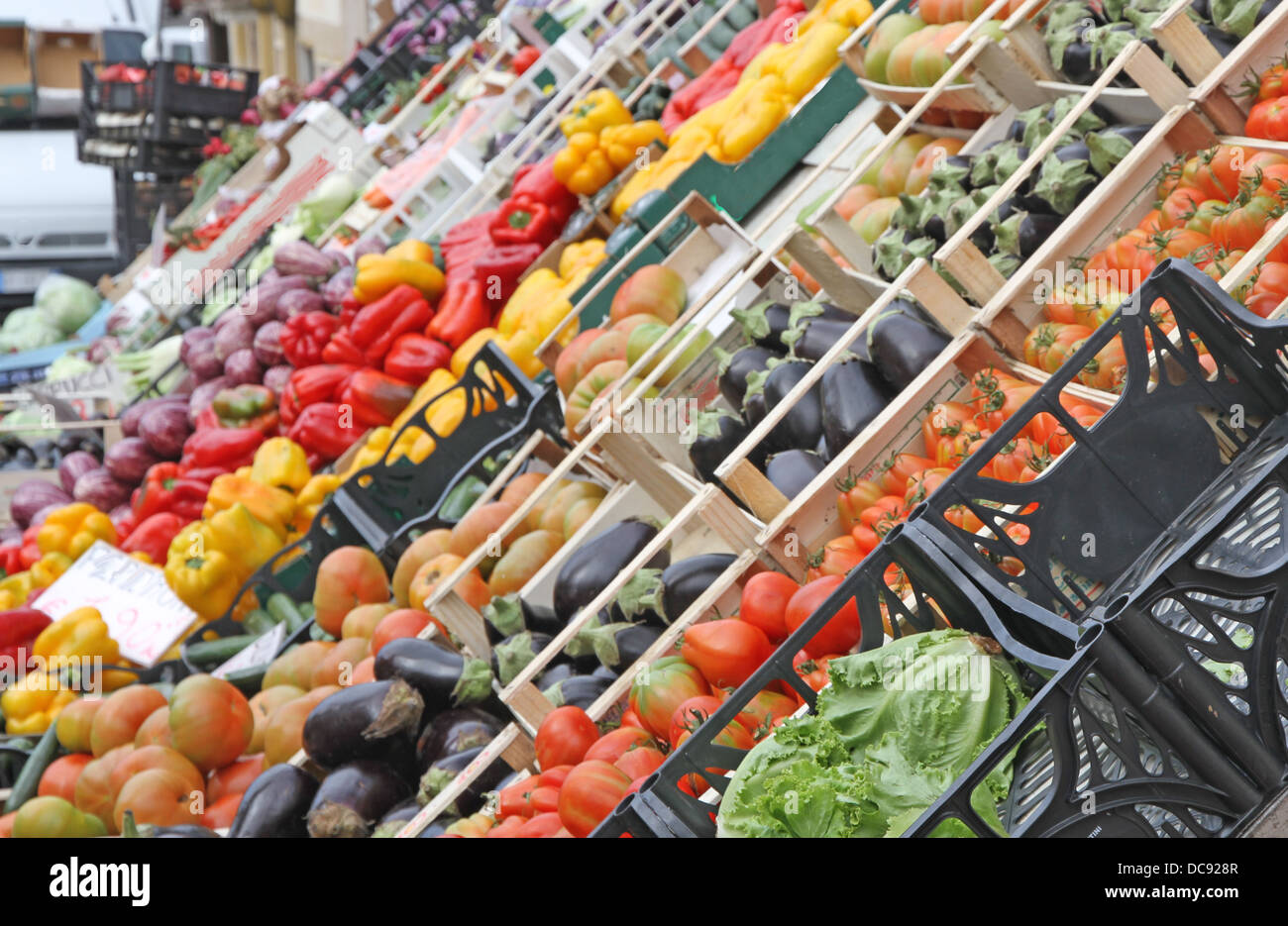 boxes full of fresh fruits and vegetables and seasonal fruit and ...