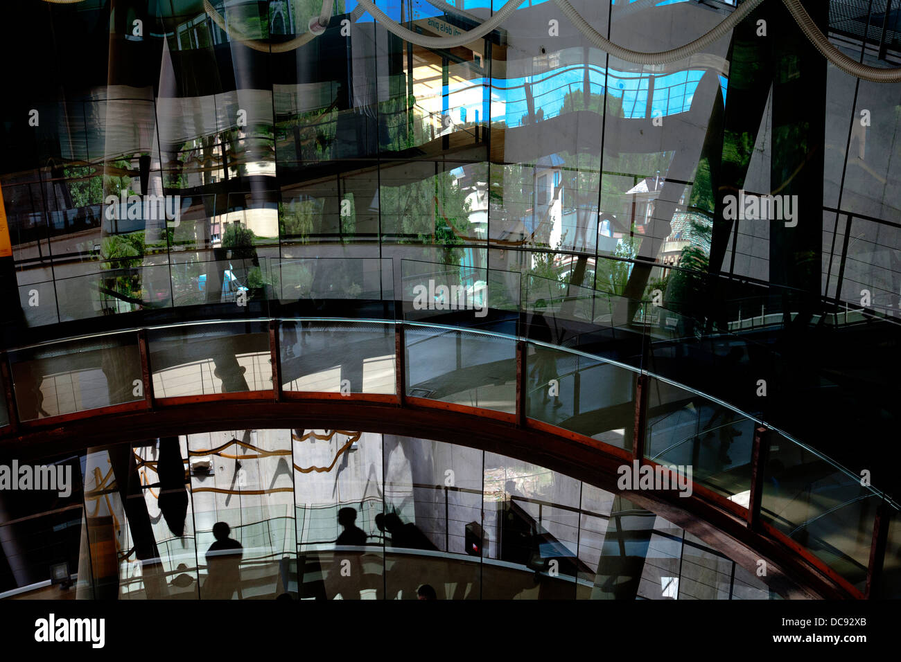 Detail of interior of CosmoCaixa, Barcelona, Spain Stock Photo - Alamy