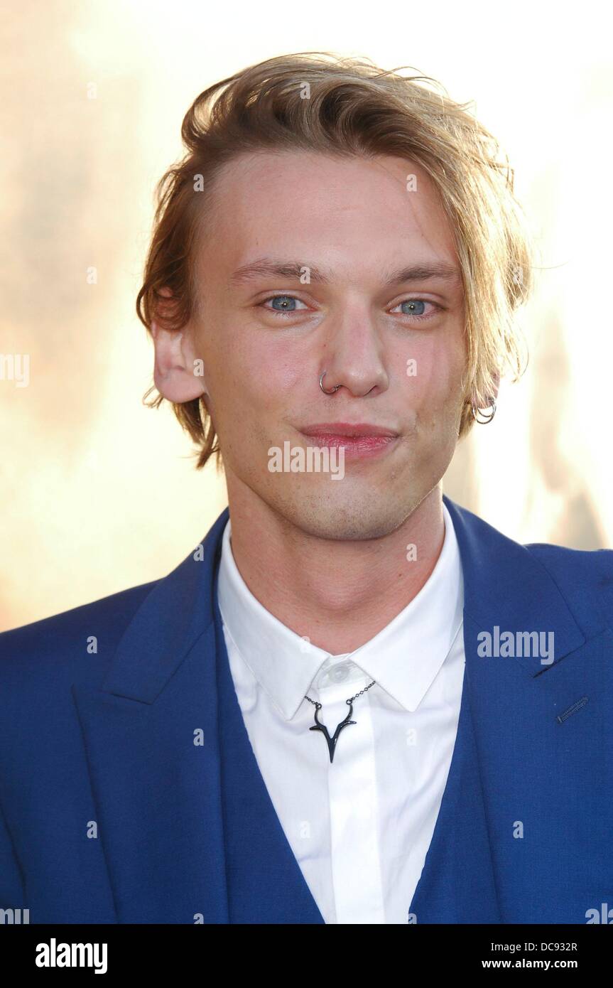 Los Angeles, CA. 12th Aug, 2013. Jamie Campbell Bower at arrivals for ...