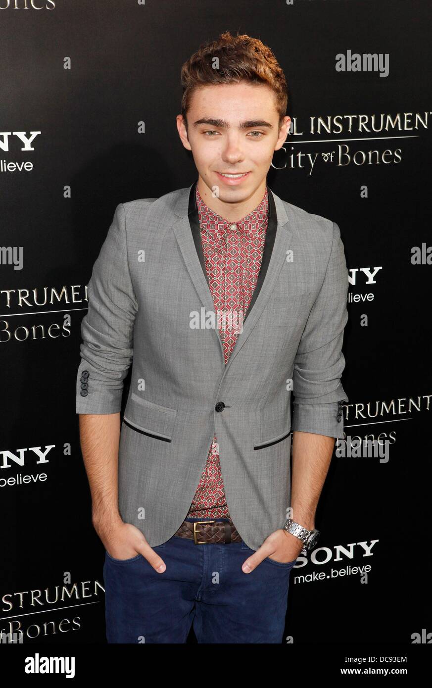 Los Angeles, CA. 12th Aug, 2013. Nathan Sexton at arrivals for THE ...