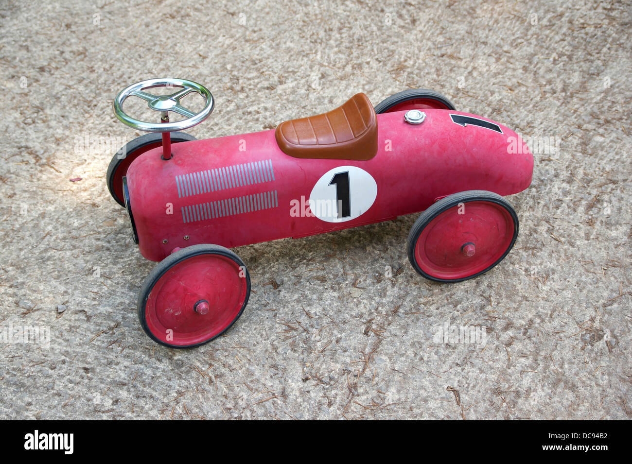 Red car toy Stock Photo - Alamy