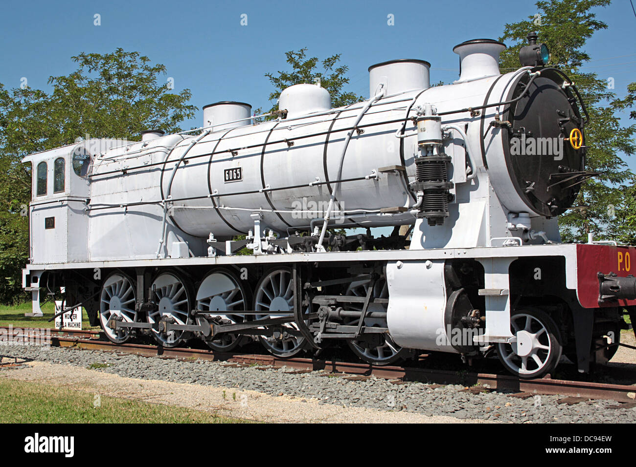 Preserved decapod steam locomotive, 6065, France Stock Photo - Alamy