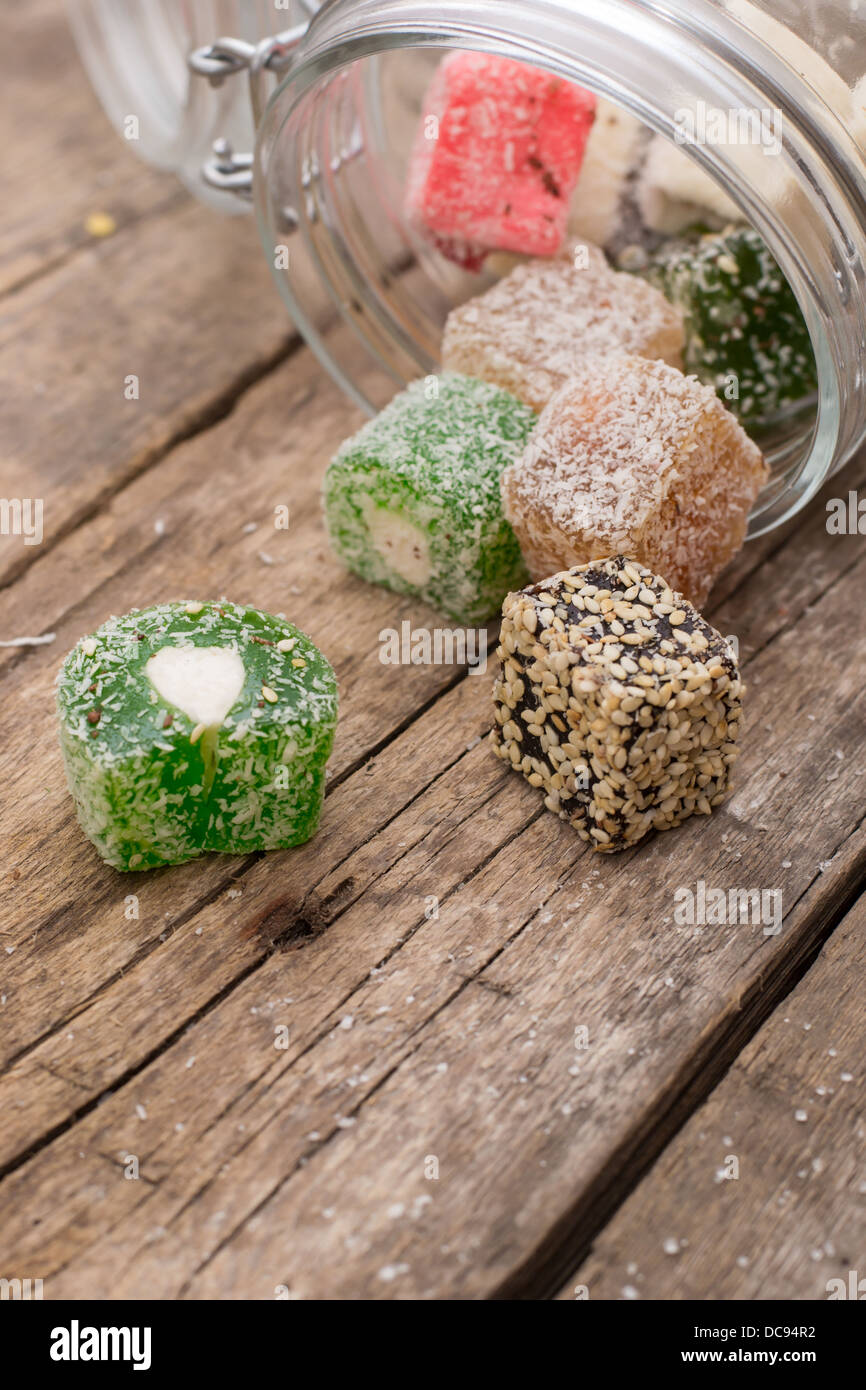 Eastern candy sweetness jelly Stock Photo - Alamy