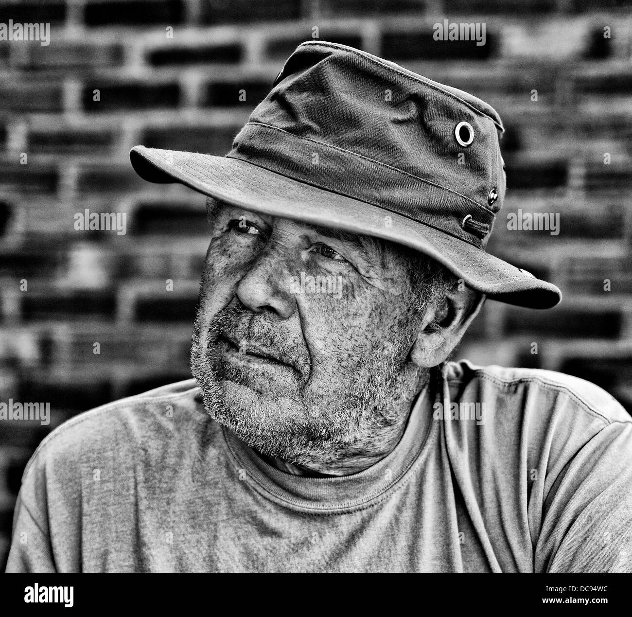 Contentment, male Portrait Stock Photo - Alamy