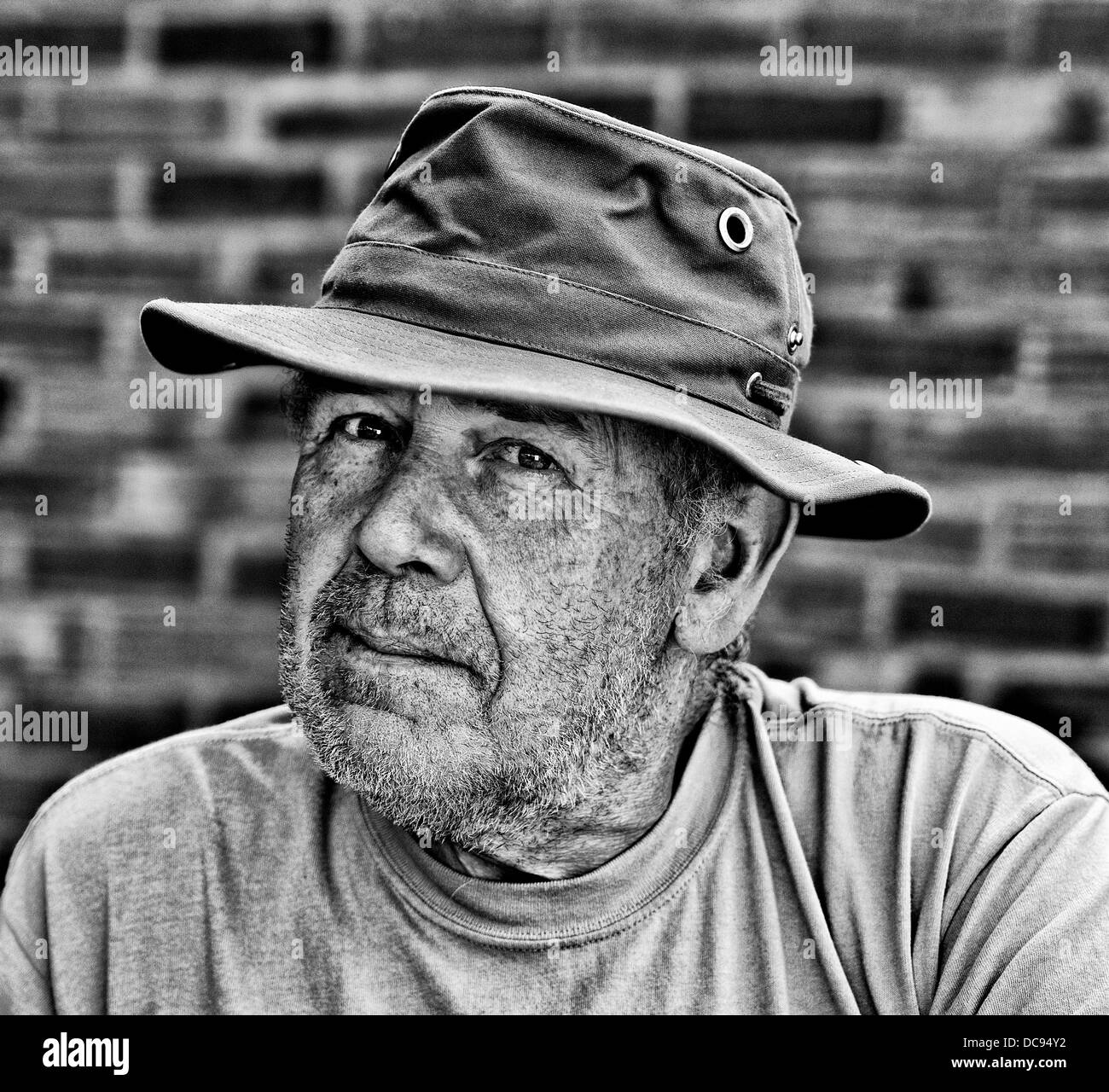 Contentment, male Portrait Stock Photo - Alamy
