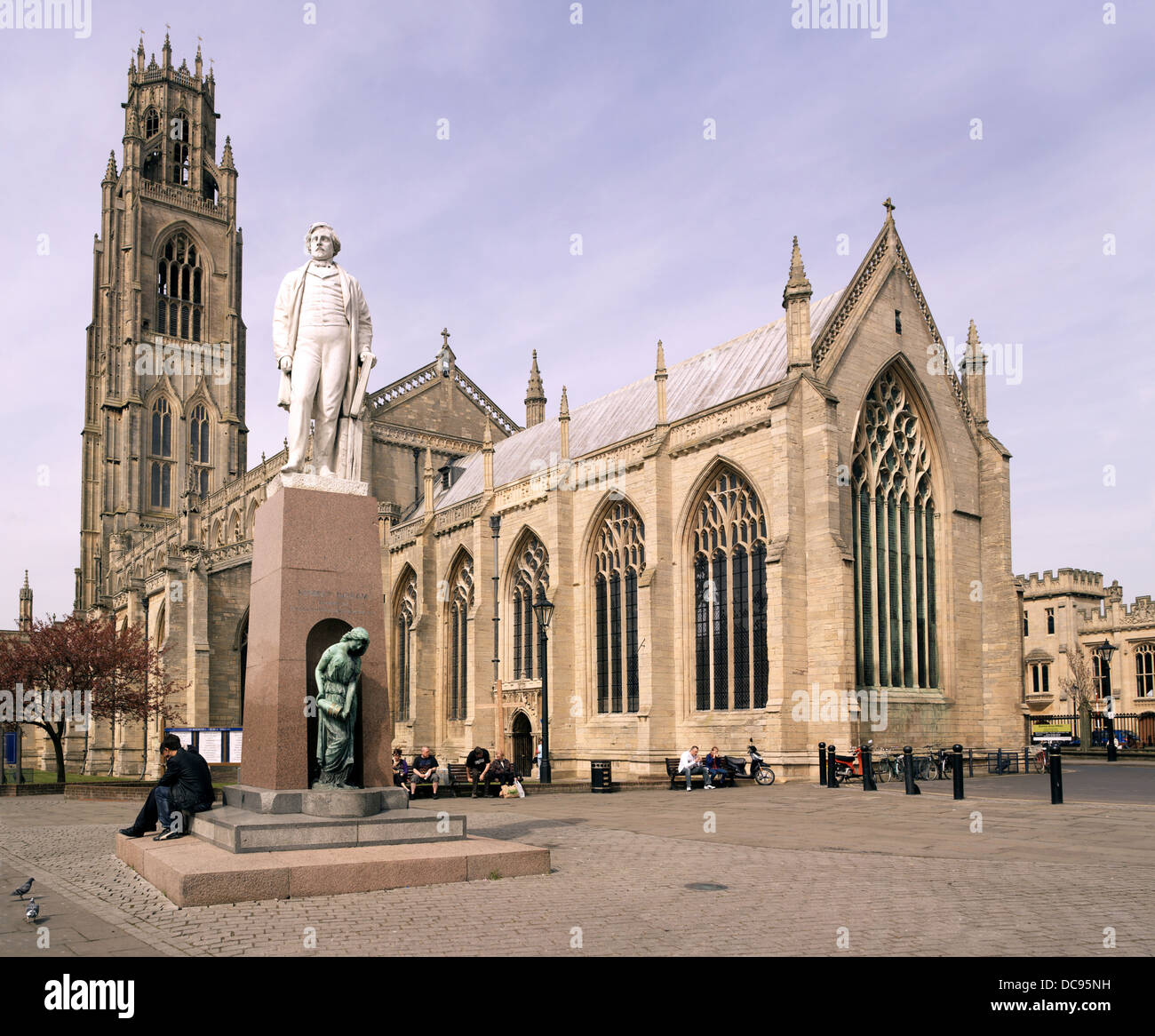 Saint Botolph's Church, known as the Boston Stump, the tallest parish ...