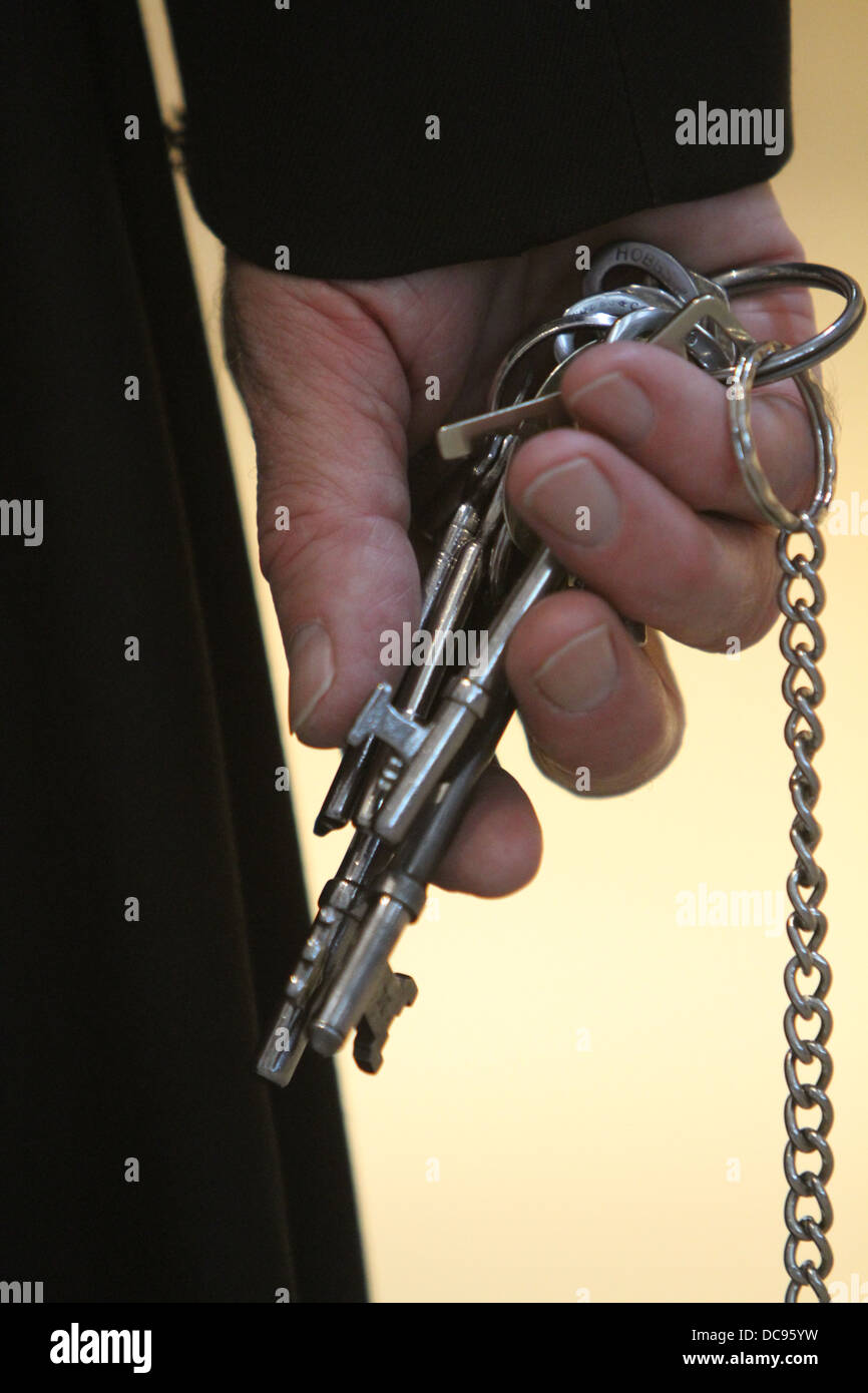 Lincoln Cathedral Verger's keys Stock Photo - Alamy