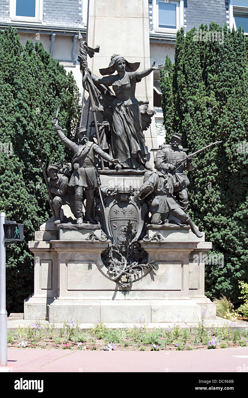 Limoges, France, War memorial, Franco-Prussian War Stock Photo - Alamy