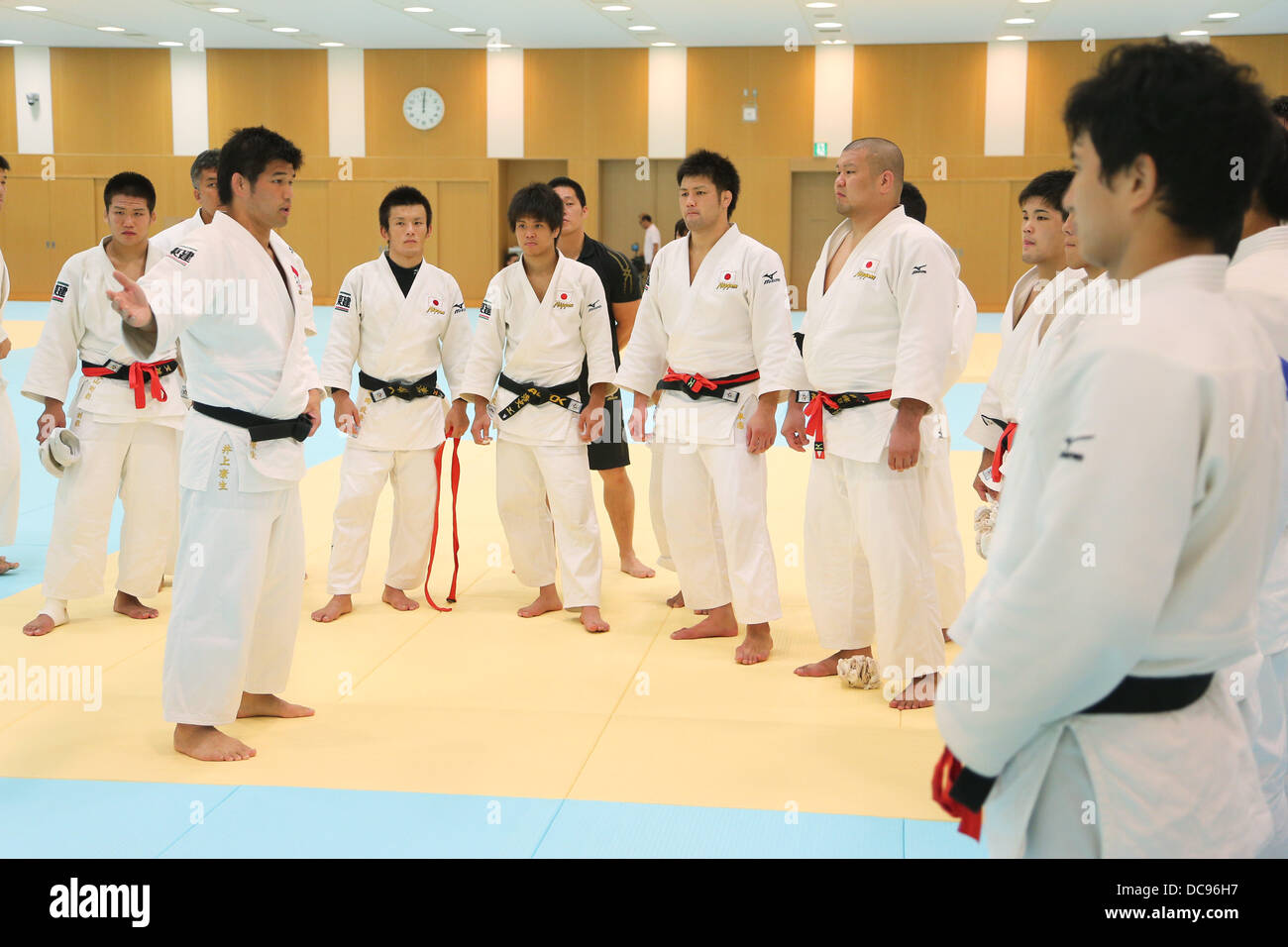 Japan mens national team training camp japan tokyo hi-res stock ...