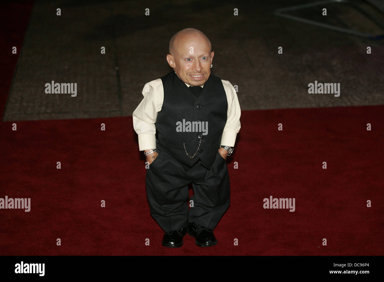 Actor Verne Troyer poses for photographers as he arrives for the ...
