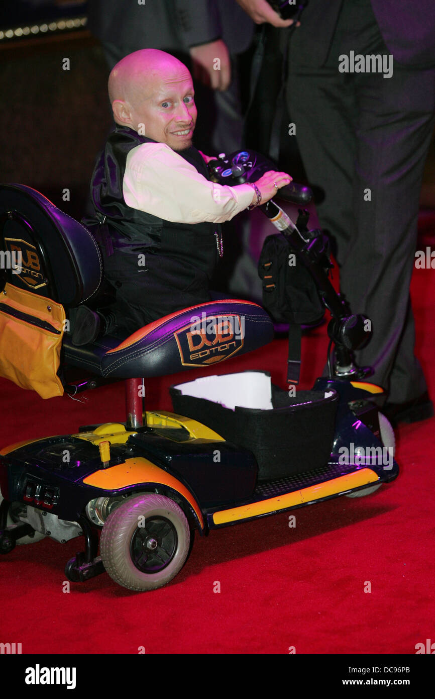 Actor Verne Troyer poses for photographers as he arrives for the ...