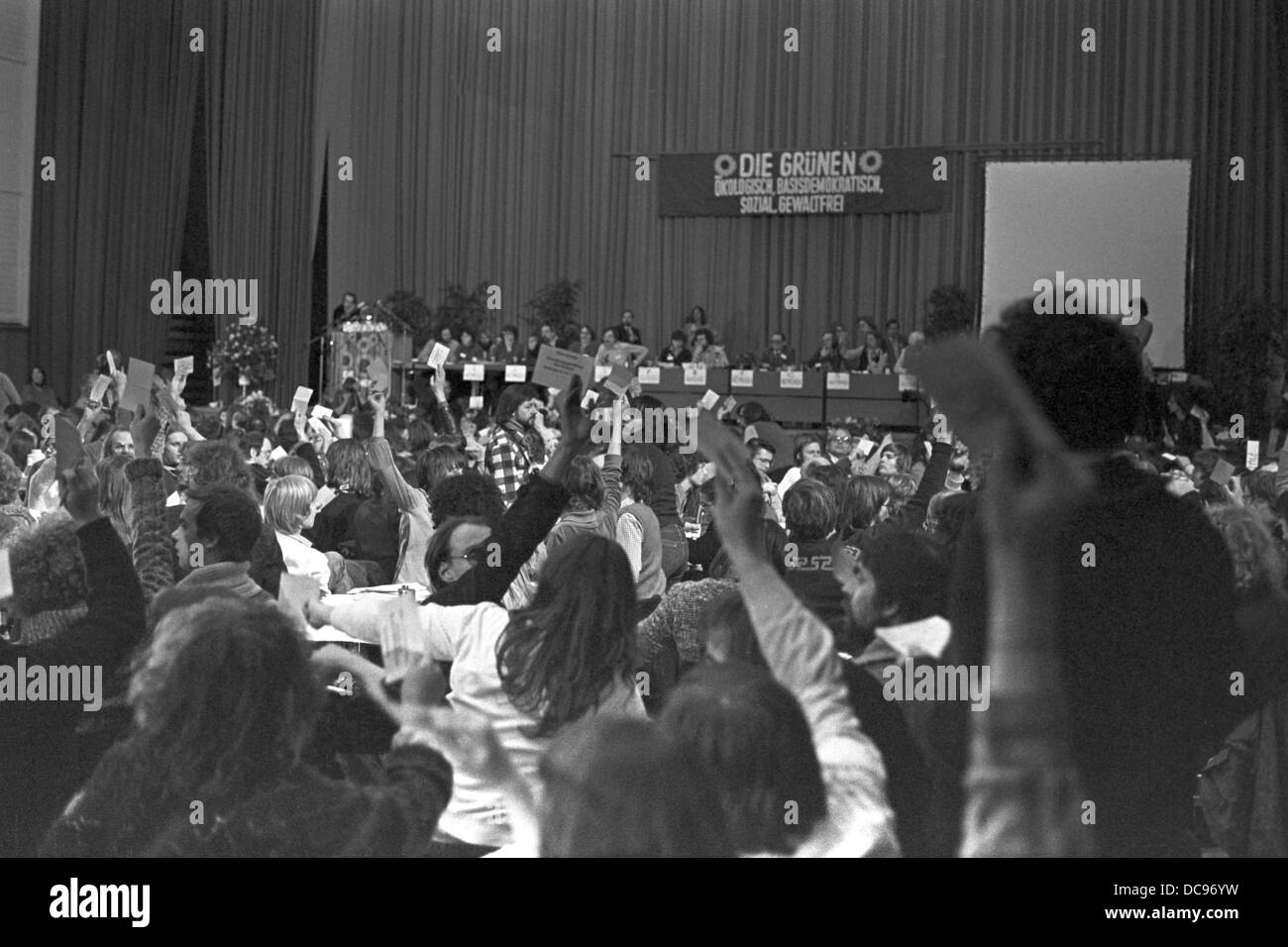 The Green party at the foundation party conference on the 13th of ...