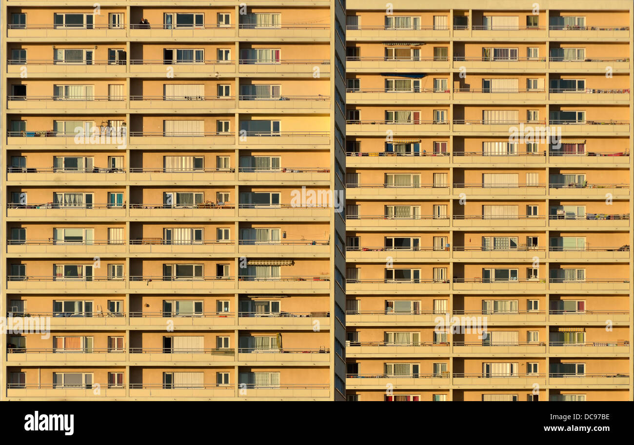 Residential blocks, Marseille, France Stock Photo - Alamy
