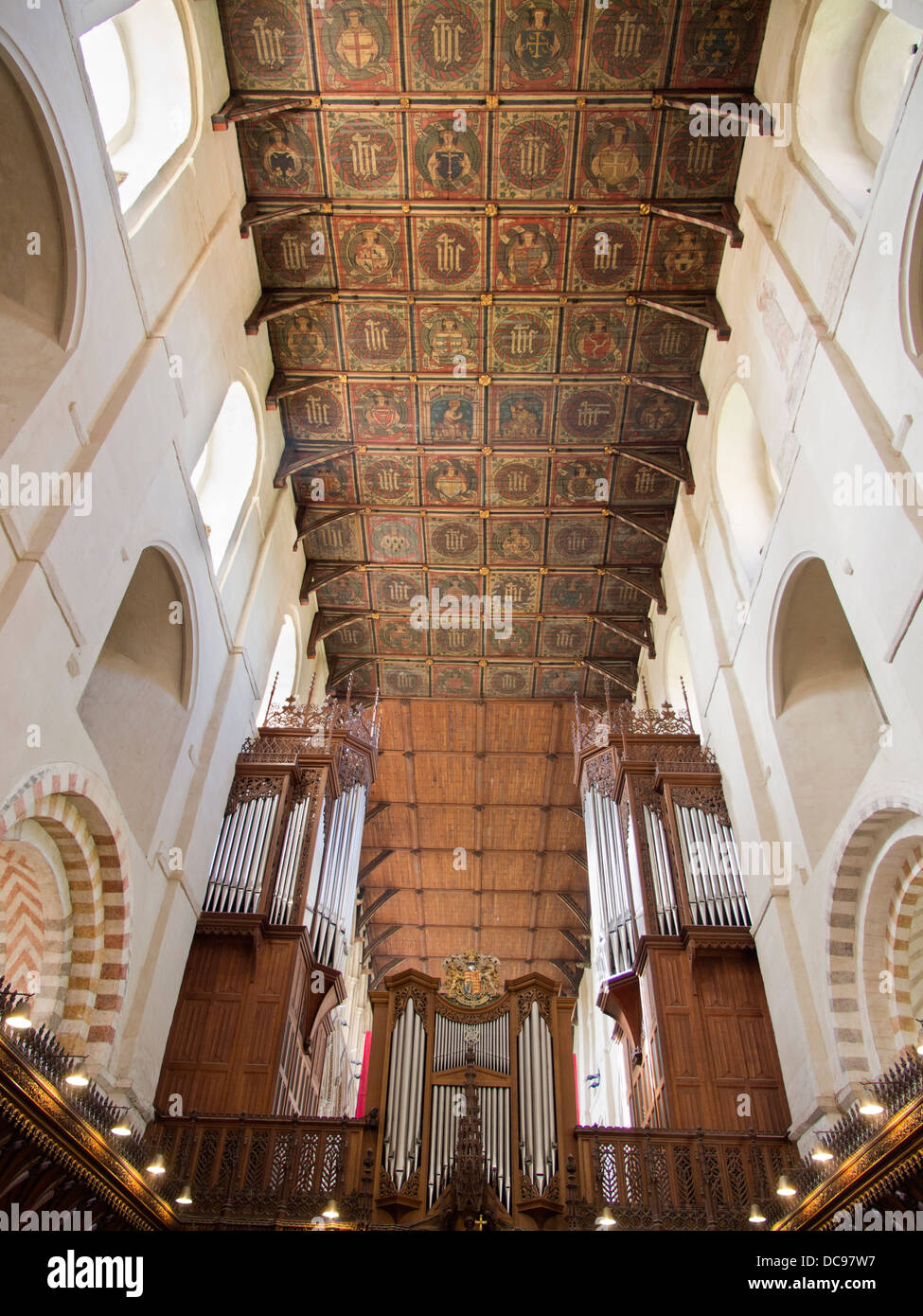 St albans cathedral organ hi-res stock photography and images - Alamy