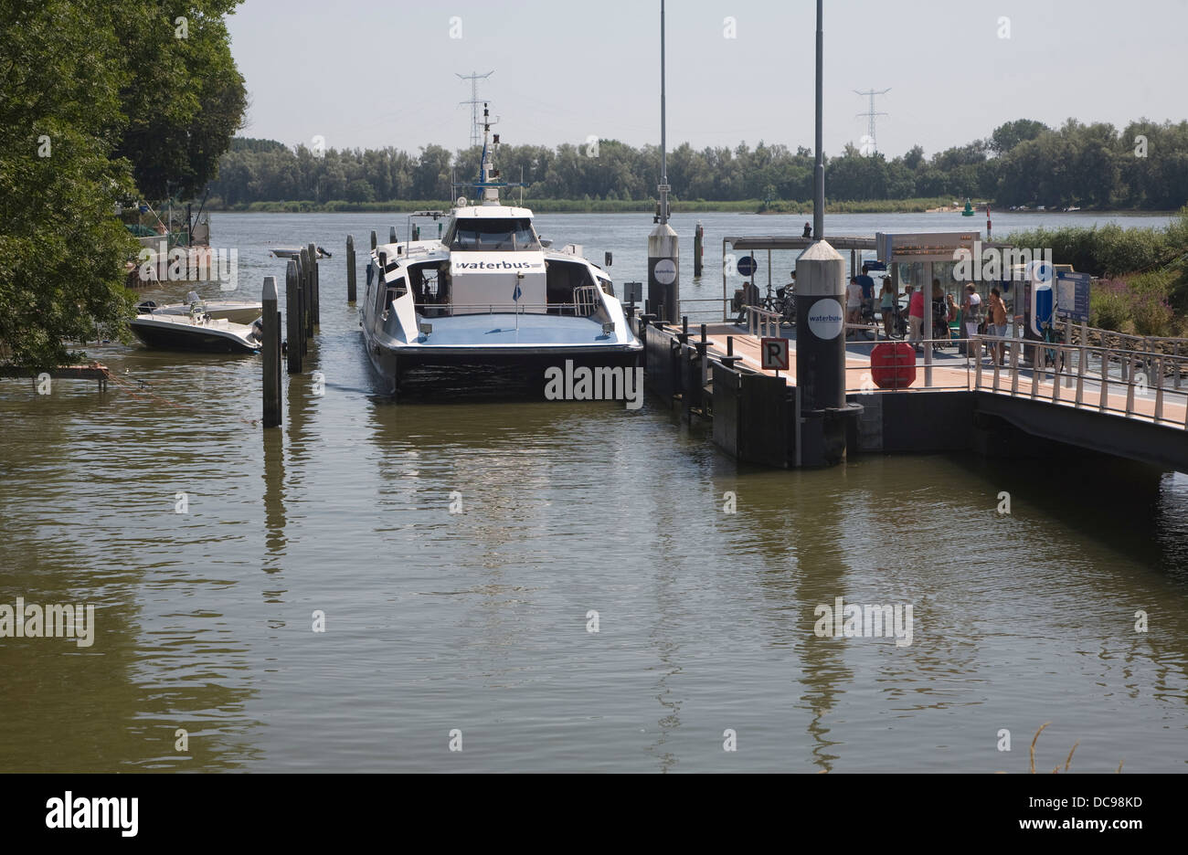 Water merwede river sliedrecht netherlands transport waterbus water bus ...