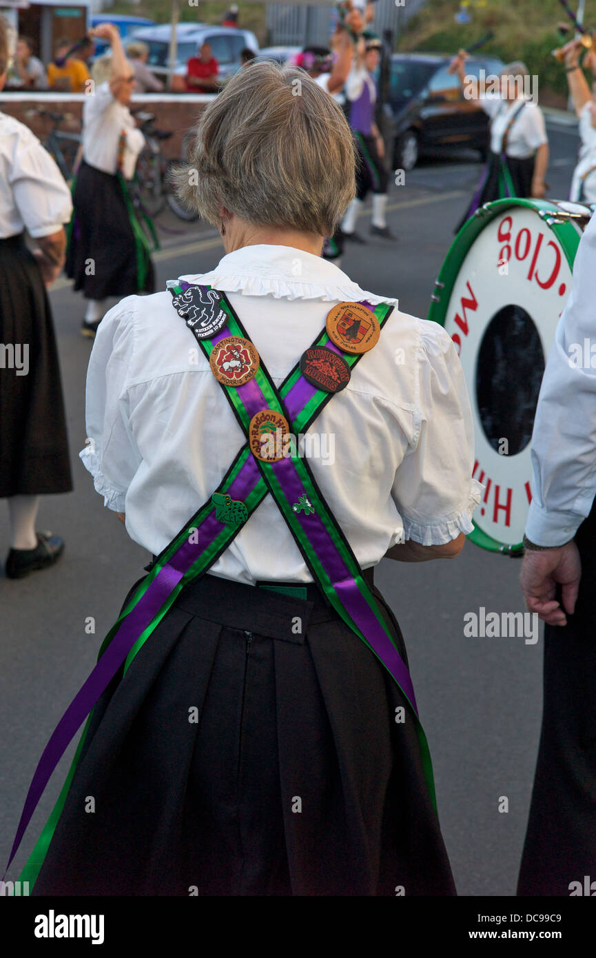 Morris Dancers perform, Devon, UK Stock Photo - Alamy