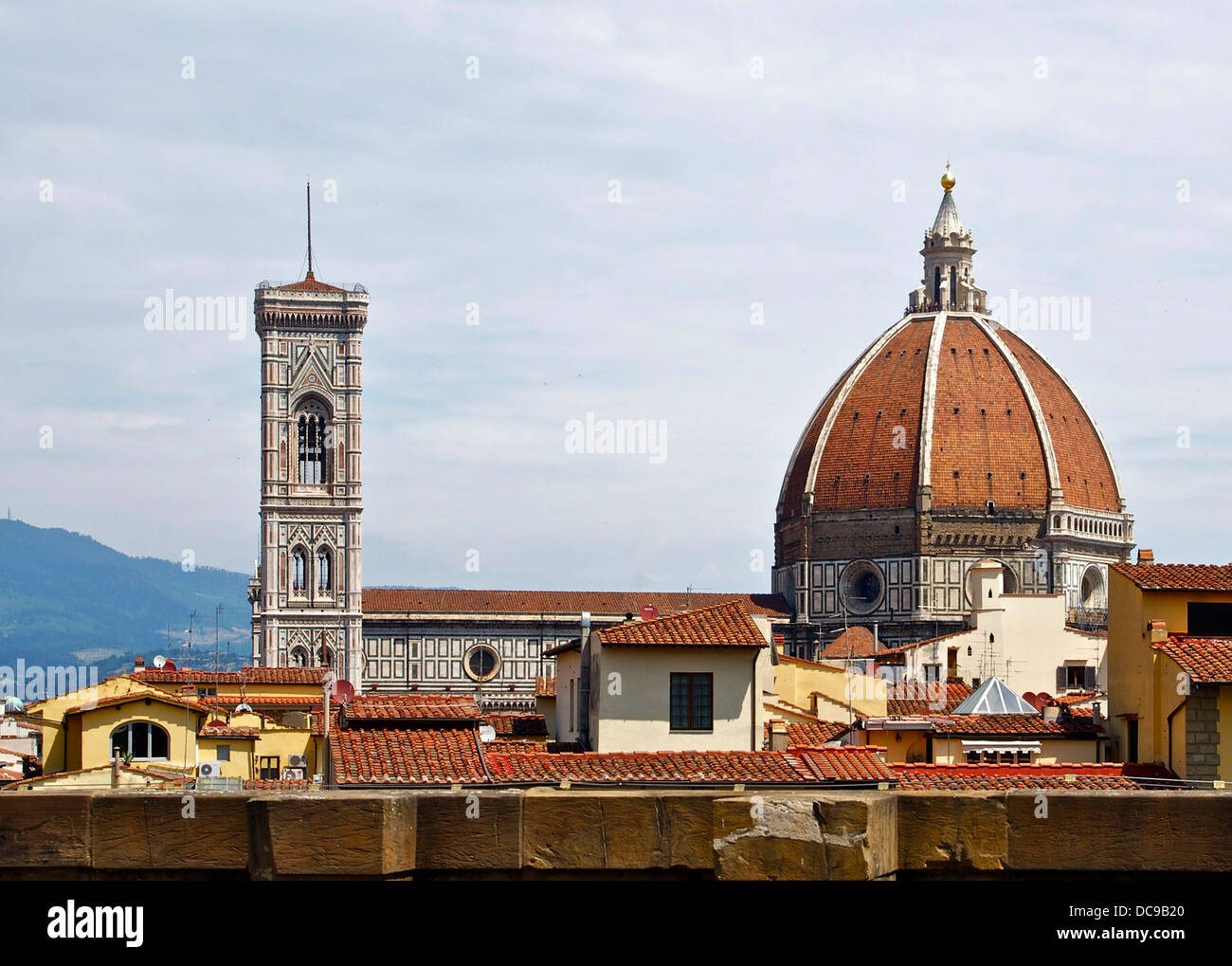 Florence Cathedral dome by Brunelleschi, the roof of the nave and ...