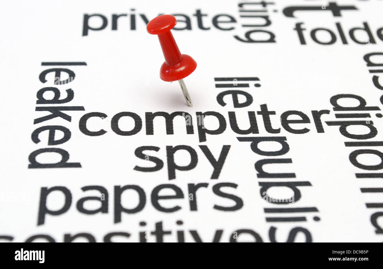 Secret info leaked concept Stock Photo - Alamy