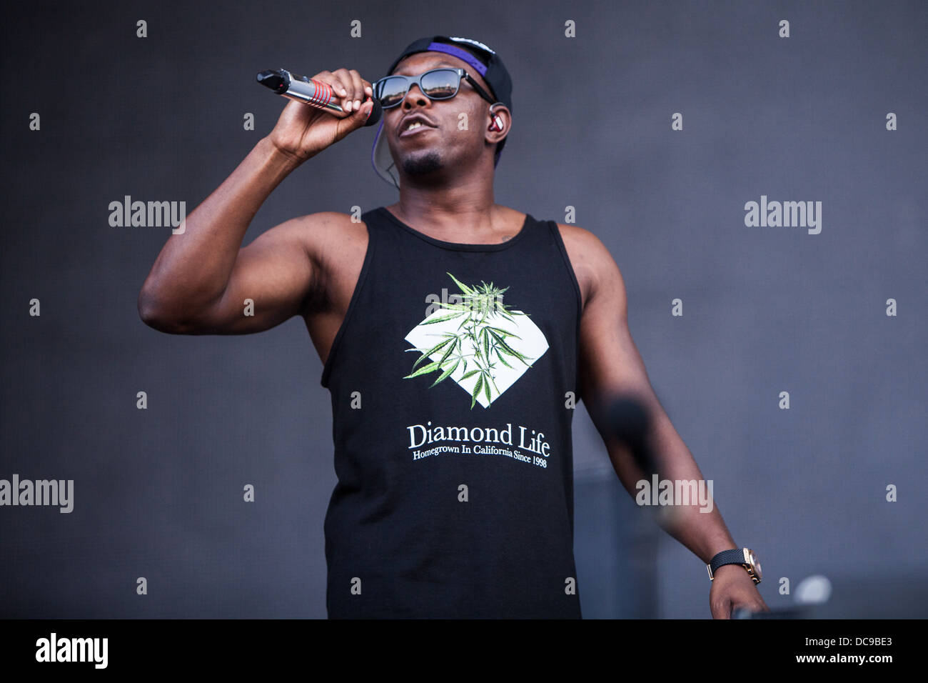 The english rapper ad producer Dizzee Rascal performs in Budapest ...