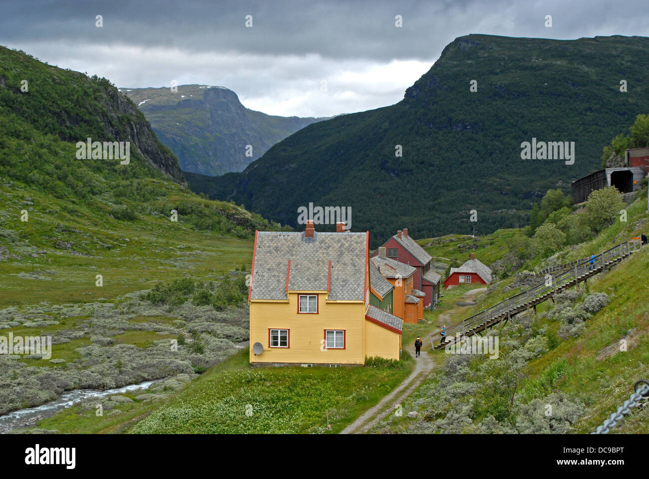 Myrdal Norway- Flam alpine railway Stock Photo - Alamy