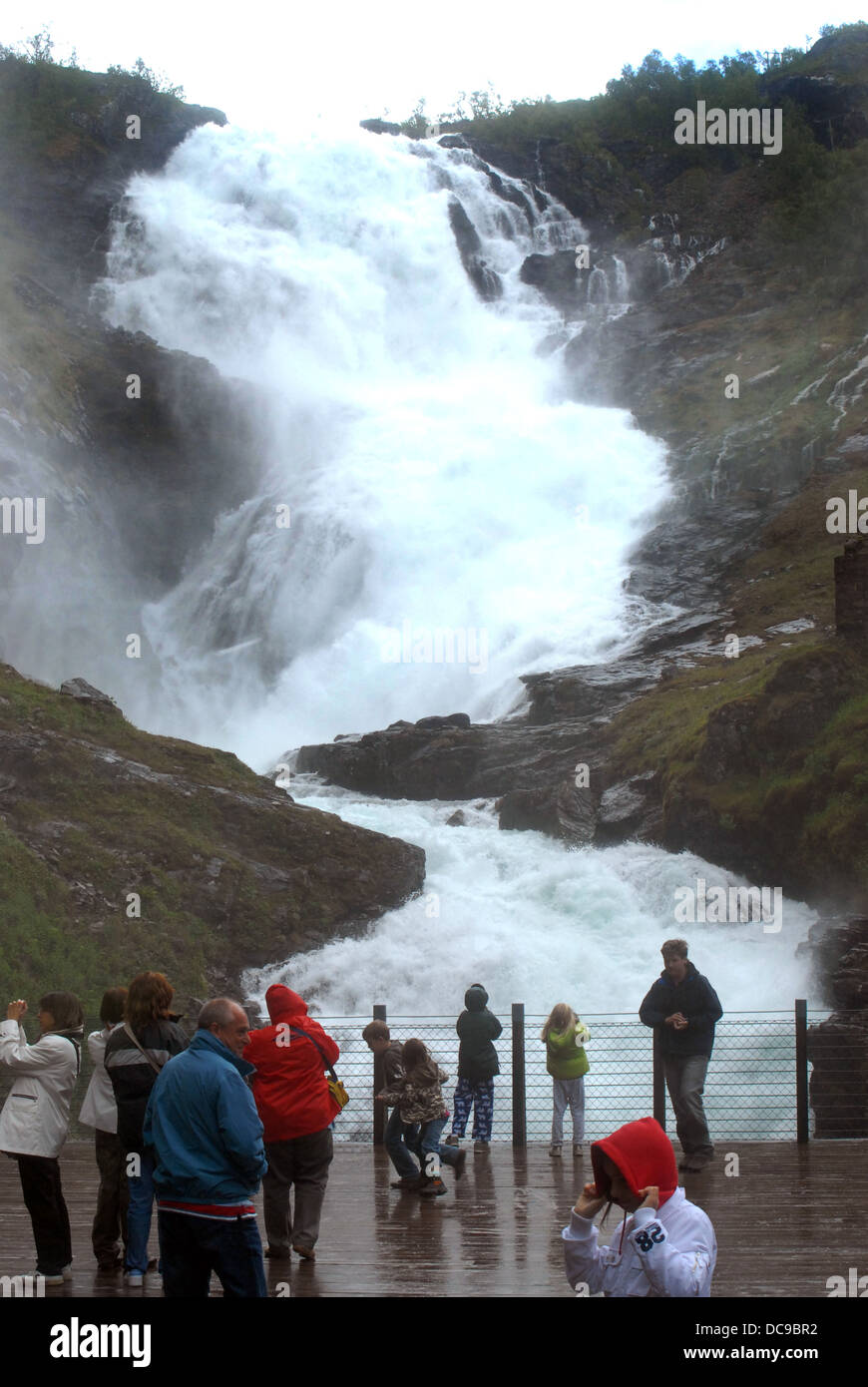 Kjos waterfall hi-res stock photography and images - Alamy