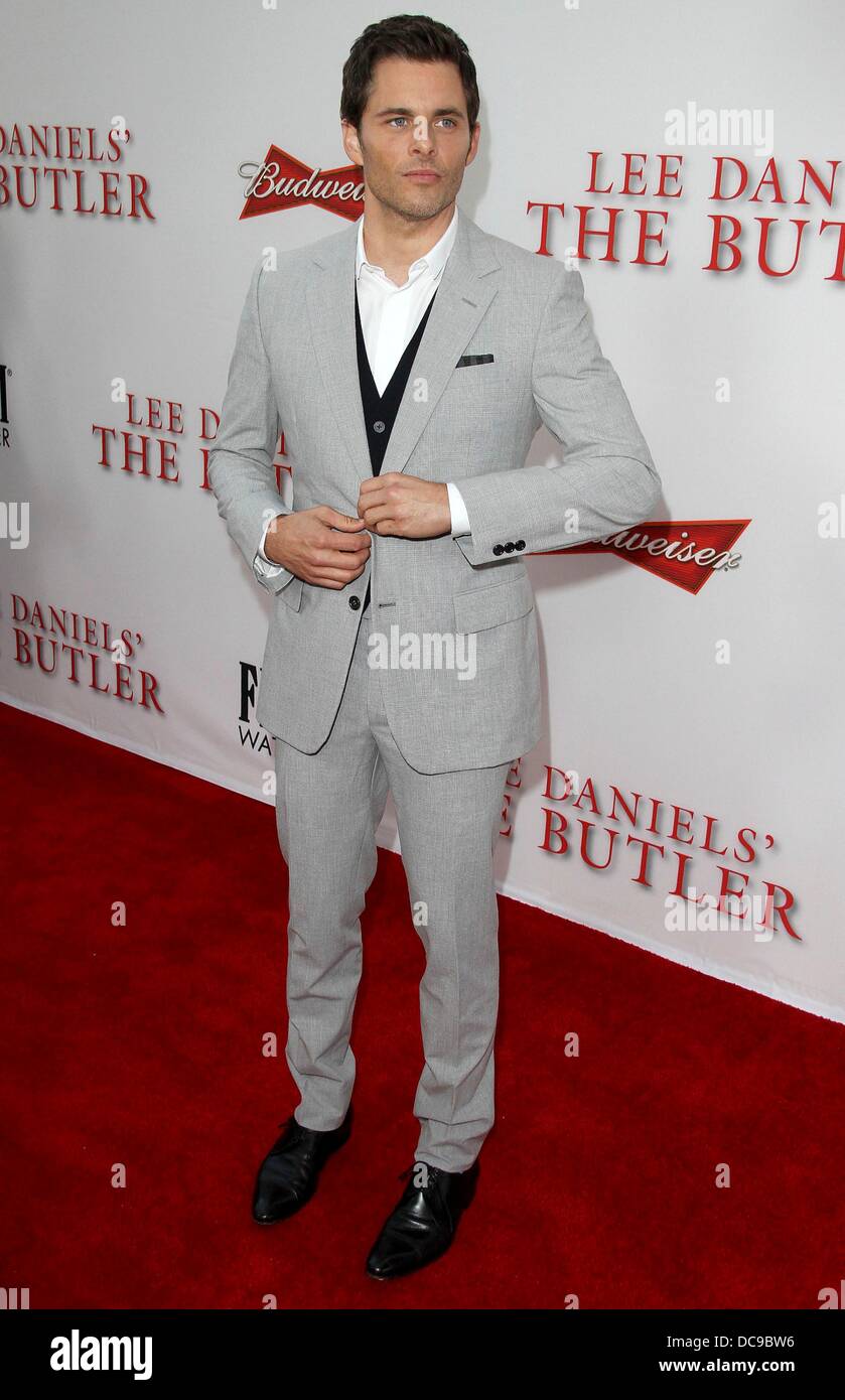 Los Angeles, CA. 12th Aug, 2013. James Marsden at arrivals for Lee ...