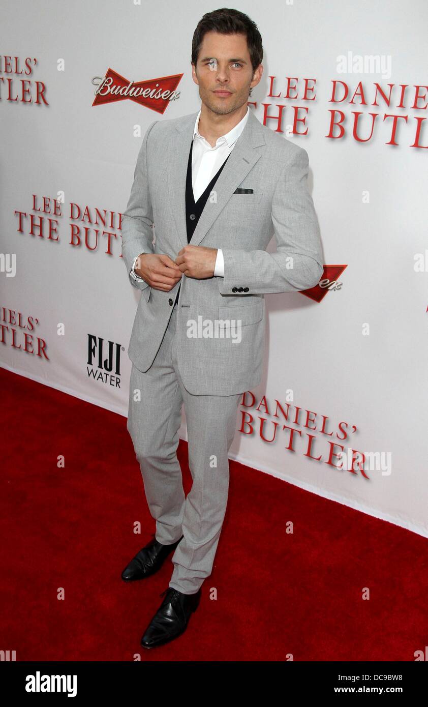 Los Angeles, CA. 12th Aug, 2013. James Marsden at arrivals for Lee ...
