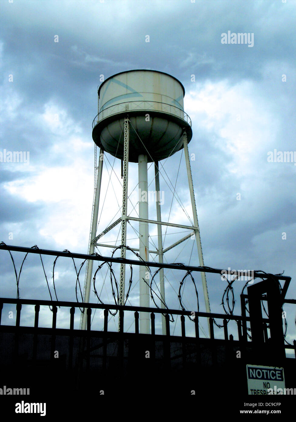 Behind it the water tower hi-res stock photography and images - Alamy