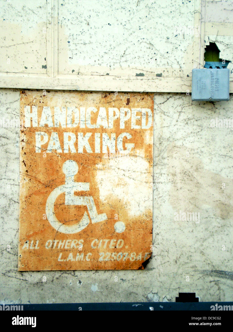 Rusted sign hi-res stock photography and images - Alamy