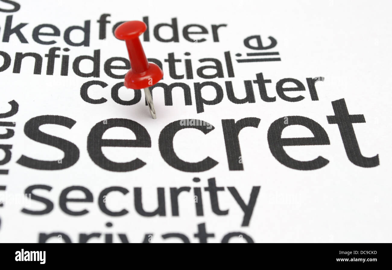 Secret info leaked concept Stock Photo - Alamy