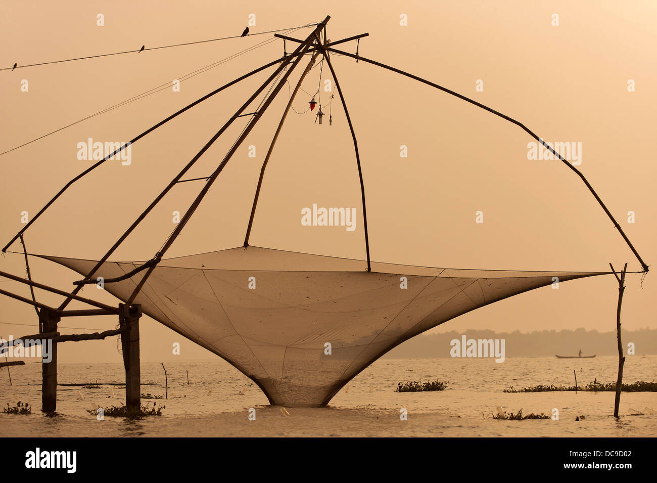 Chinese fishing net Stock Photo - Alamy