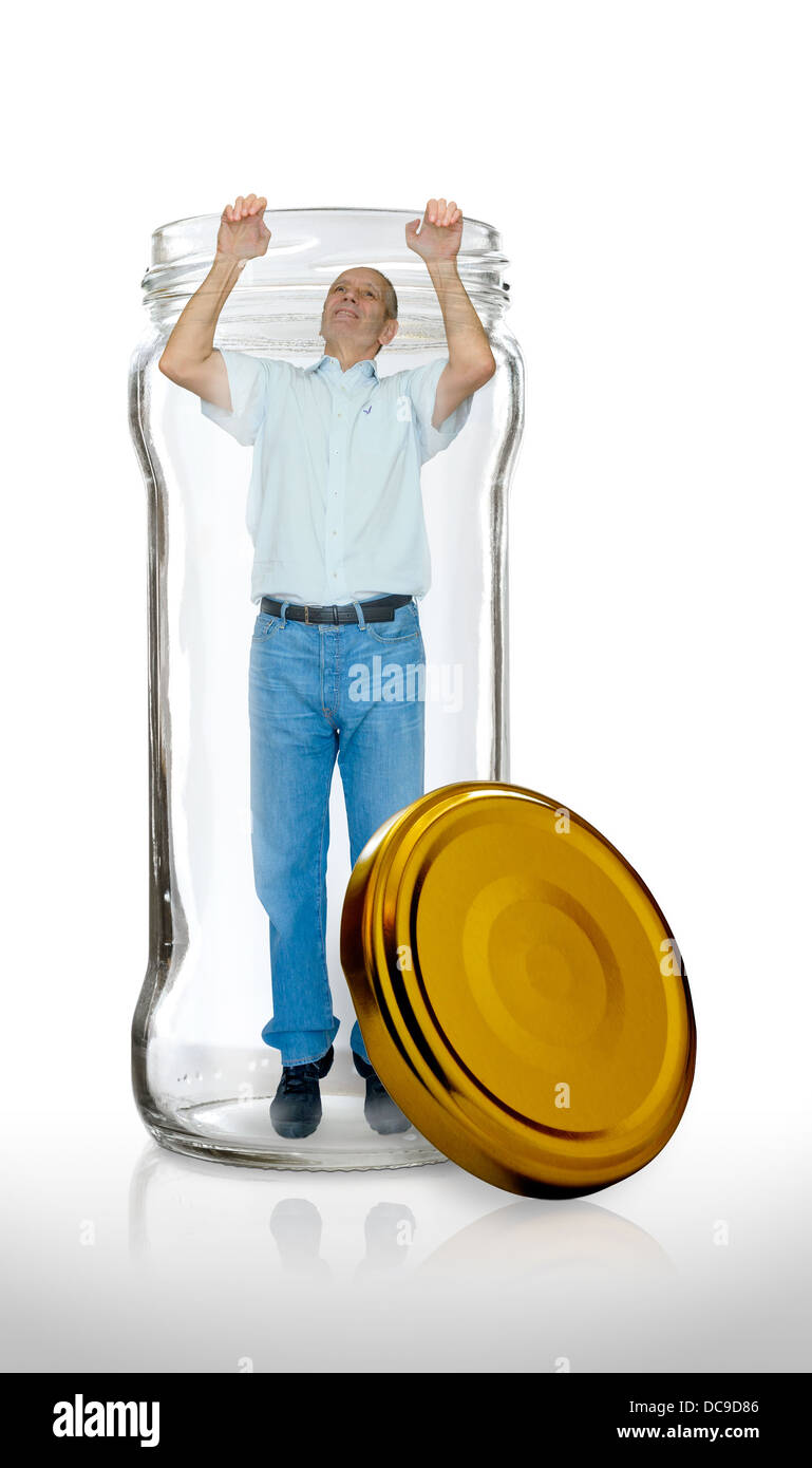 Gold reflection man hi-res stock photography and images - Alamy