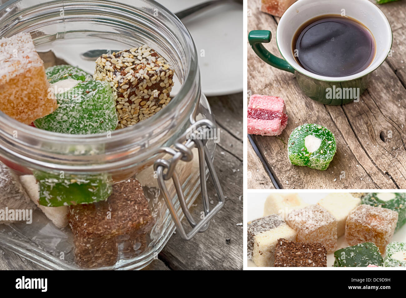 Eastern candy sweetness jelly Stock Photo - Alamy