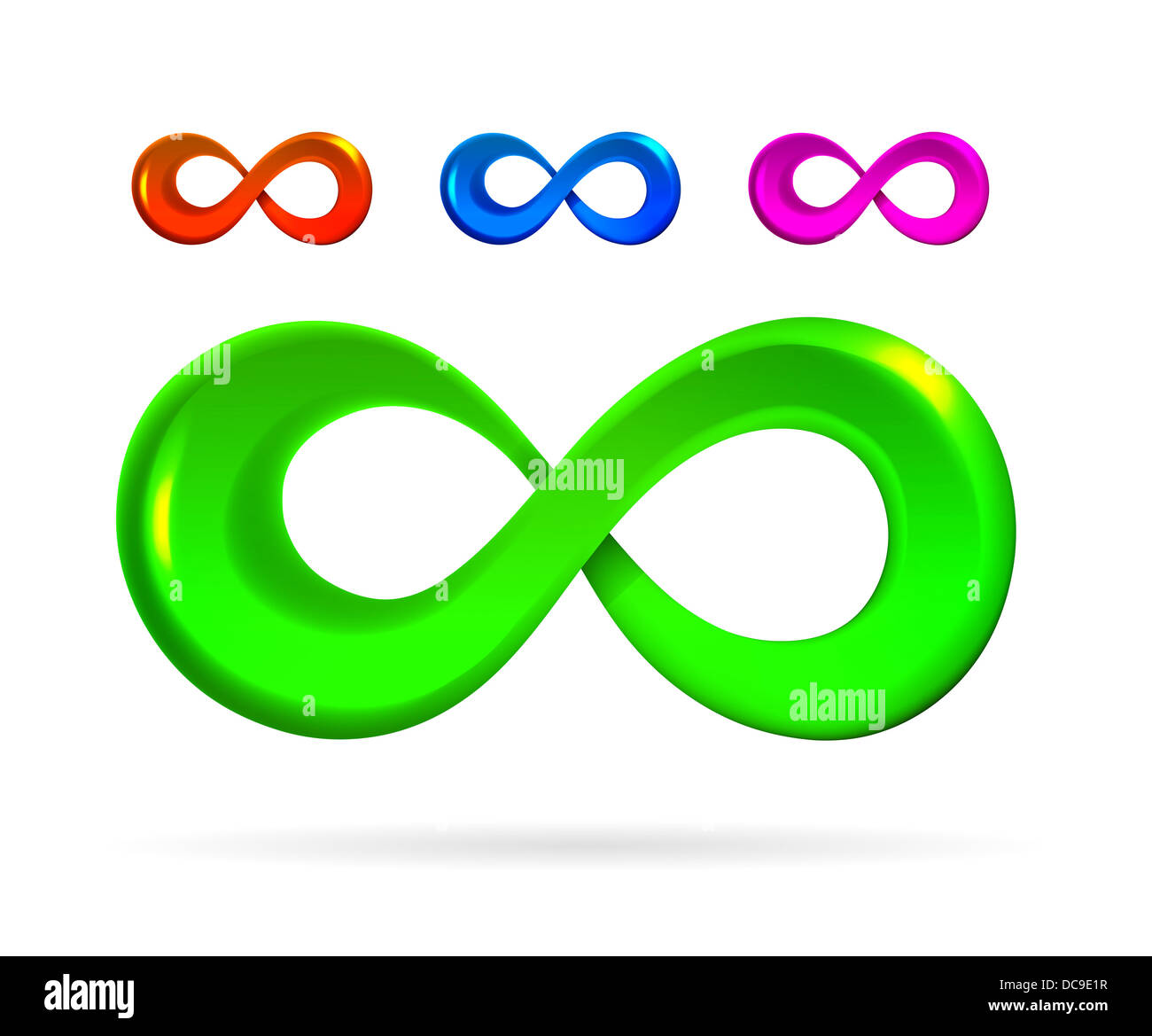 Orange infinity symbol vector illustration Cut Out Stock Images ...