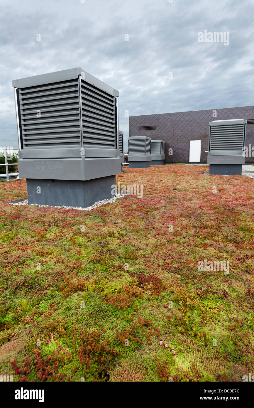 monodraft louver ventilation and Sedum green roof on Notting Hill ...