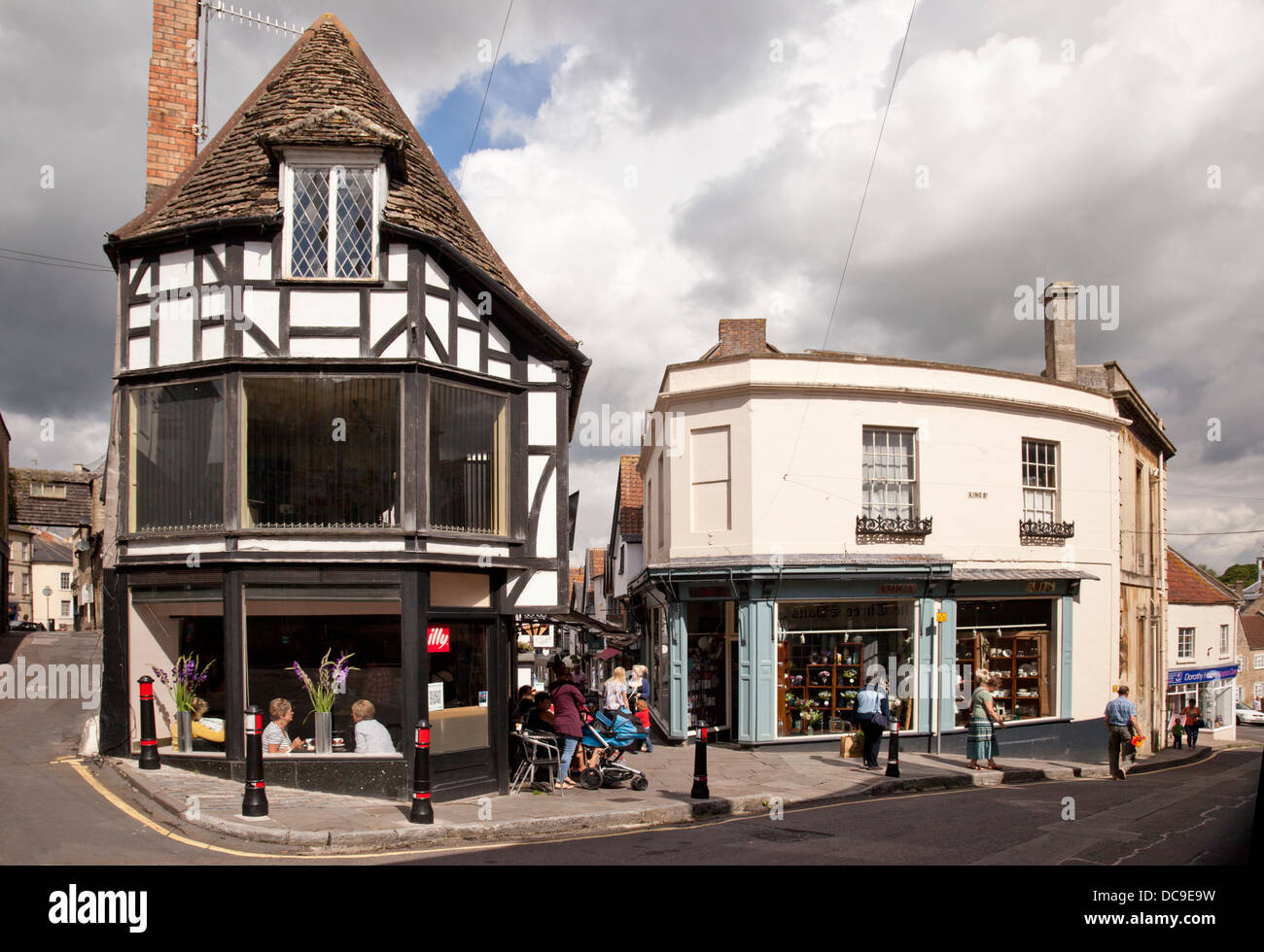 Frome town centre, Somerset, England, UK Stock Photo - Alamy