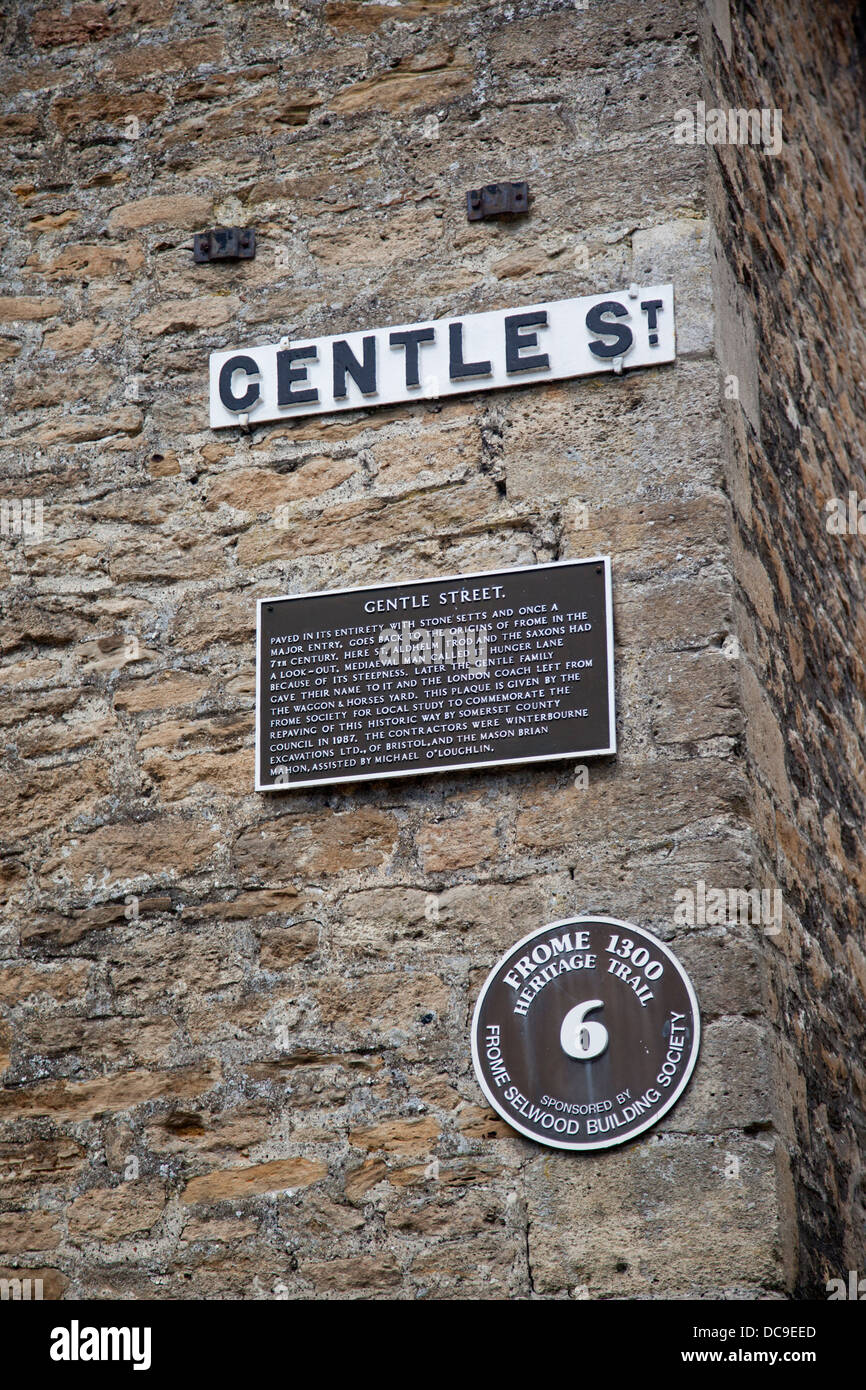 Plaques of frome hi-res stock photography and images - Alamy
